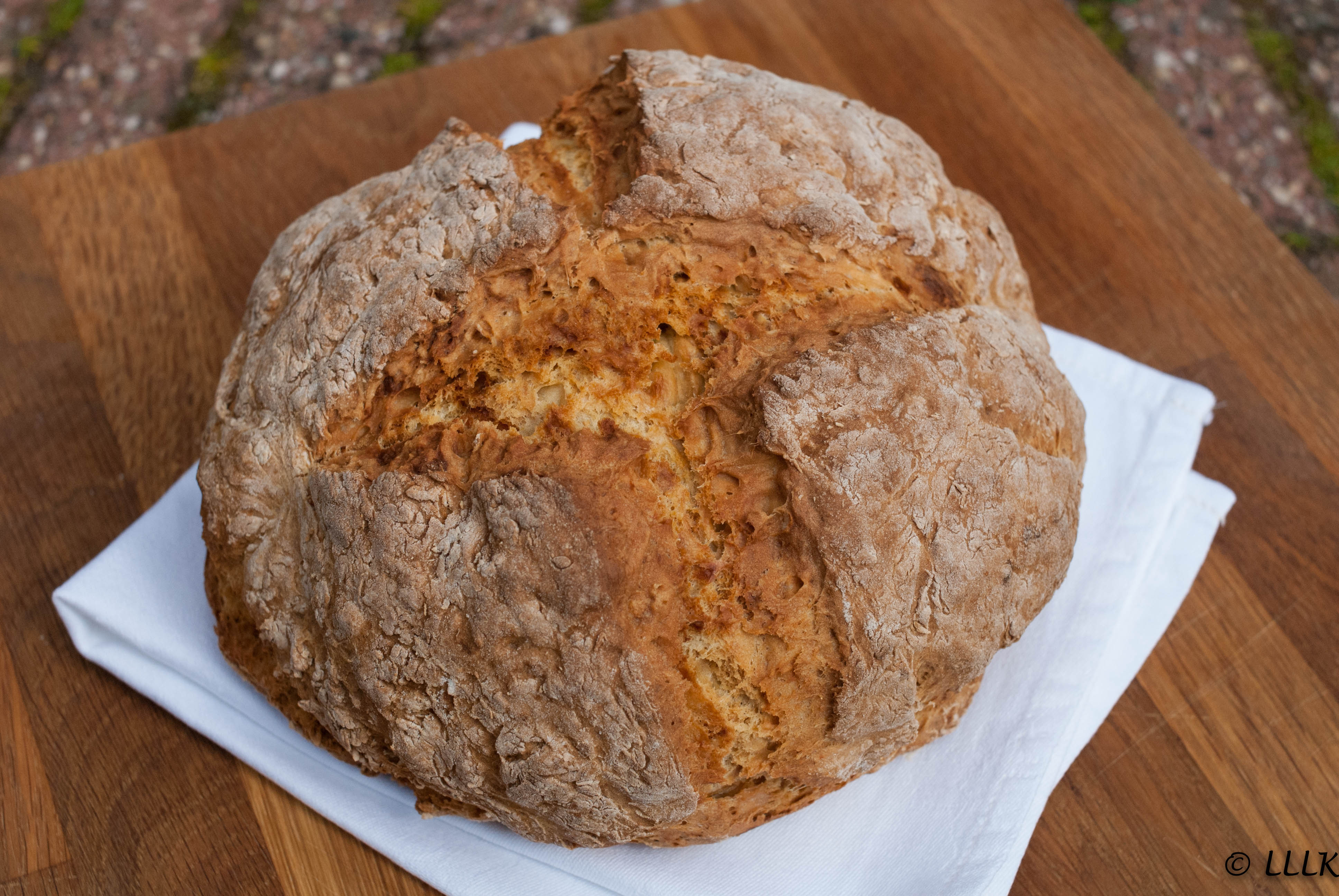 Stoer brood zonder rijstijd